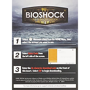 Bioshock Collection Code In Box - Nintendo Switch