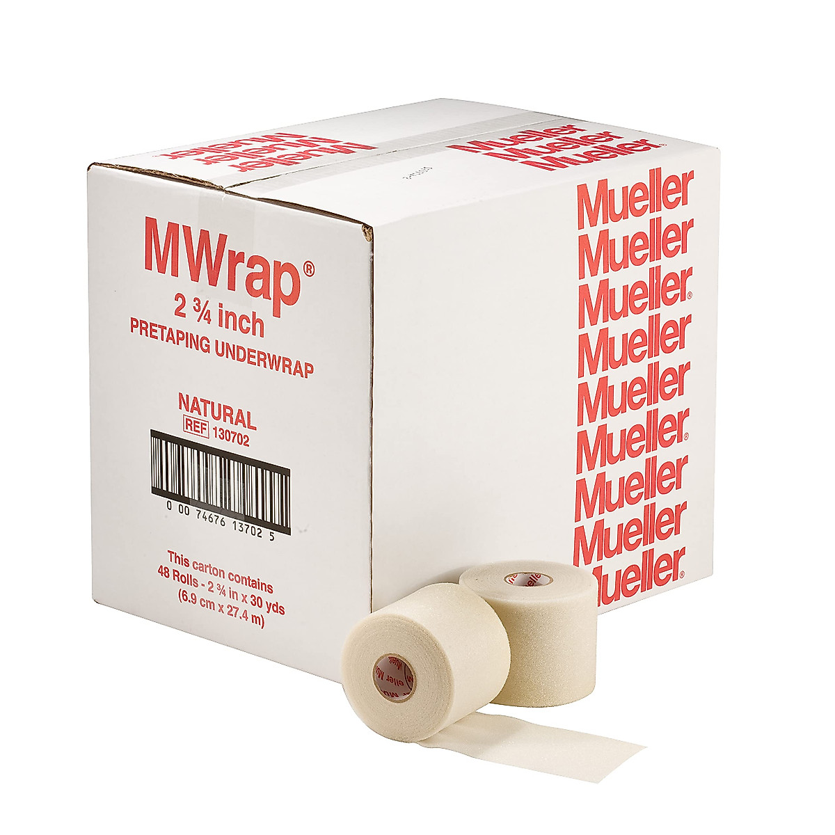 Mueller M-Wrap Pre wrap for Athletic Tape (Natural, 4)