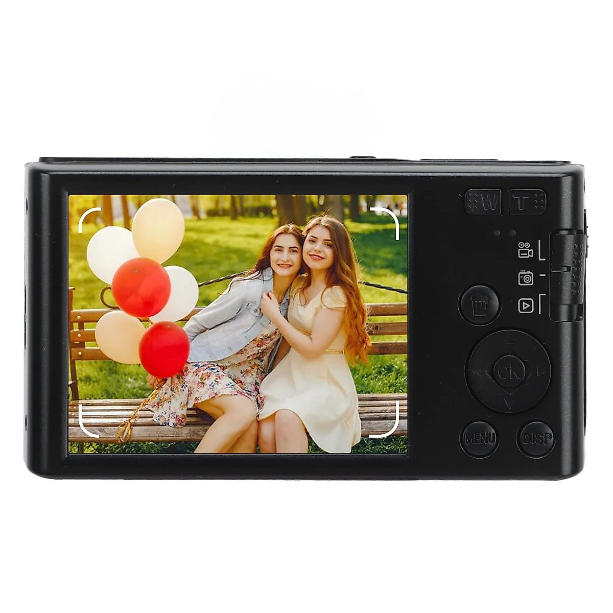 48MP 4K Digital Camera Cheap, 2.8 Inch 16X Zoom Point and Shoot Camera for Beginners, Compact Camera with Fill Light, WiFi, Rechargeable and Data Transfer (Black)