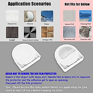 2 Pack Wall Mount Fit for Blink Mini Camera, Window Mount with Strong Adhesive Tape Holder Stand Fits for Blink Mini Indoor Camera, Easy to Install, No Screws Bracket Stand,2 Pcs,White Tape