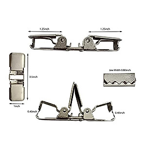 Double Rug Clips (4 Pcs per Pack) for Hanging Carpets, Rugs and Quilts from Wise LINKERS