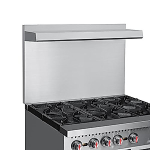 KoolMore KM-CR36-LP 36 in. 6 Burner Commercial Liquid Propane Range with Oven