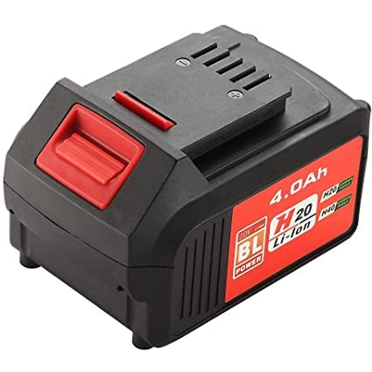 Dextra 20V 4.0Ah Lithium-ion Battery for All Power Tools, Battery Replacement