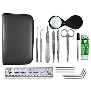 DR Instruments Plant Study & Plant Research Kit, 22 PC - Botany Dissection kit for Lab and Field Study
