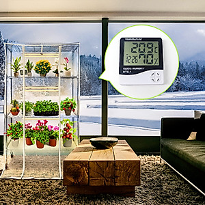 Monios-L Indoor Greenhouse with Grow Light and Shelf,Mini Greenhouse with 4-Tier Metal Plant Stand,Full Spectrum Growing Lamps with Clear Cover Tent for Seed Starter System,(35Lx14Wx61H)