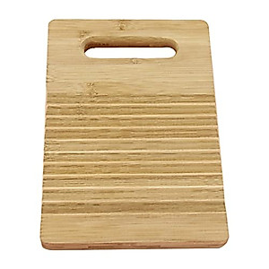 Cabilock Wood Washing Clothes Washboard Laundry Washboard Hand Wash Board Mini Scrubbing Board Mat for Home Kids Cleaning Shirts