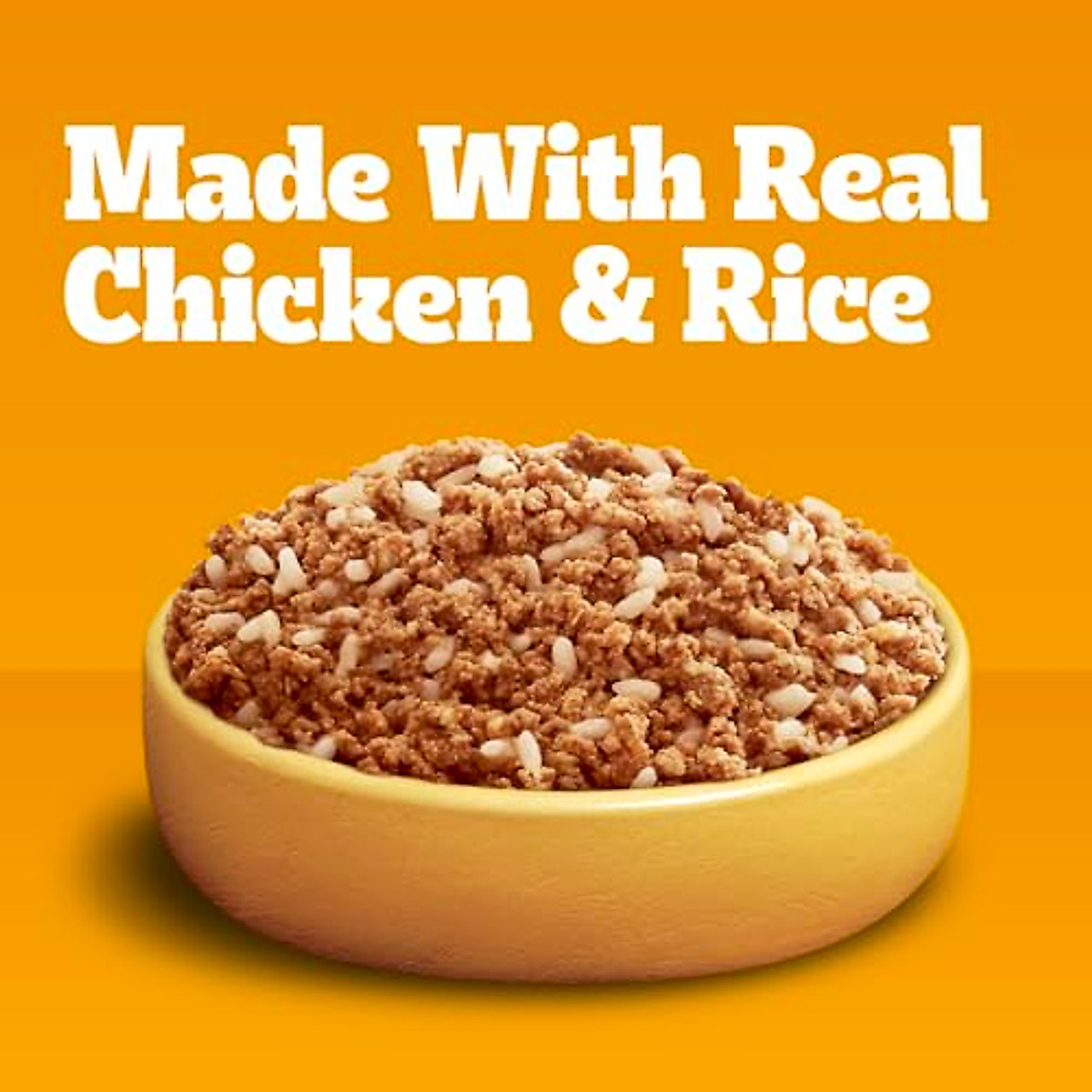 Pedigree Chopped Ground Dinner Weight Management Wet Dog Food Chicken & Rice Dinner in Meaty Juices, 13.2 oz. Cans 12 Count
