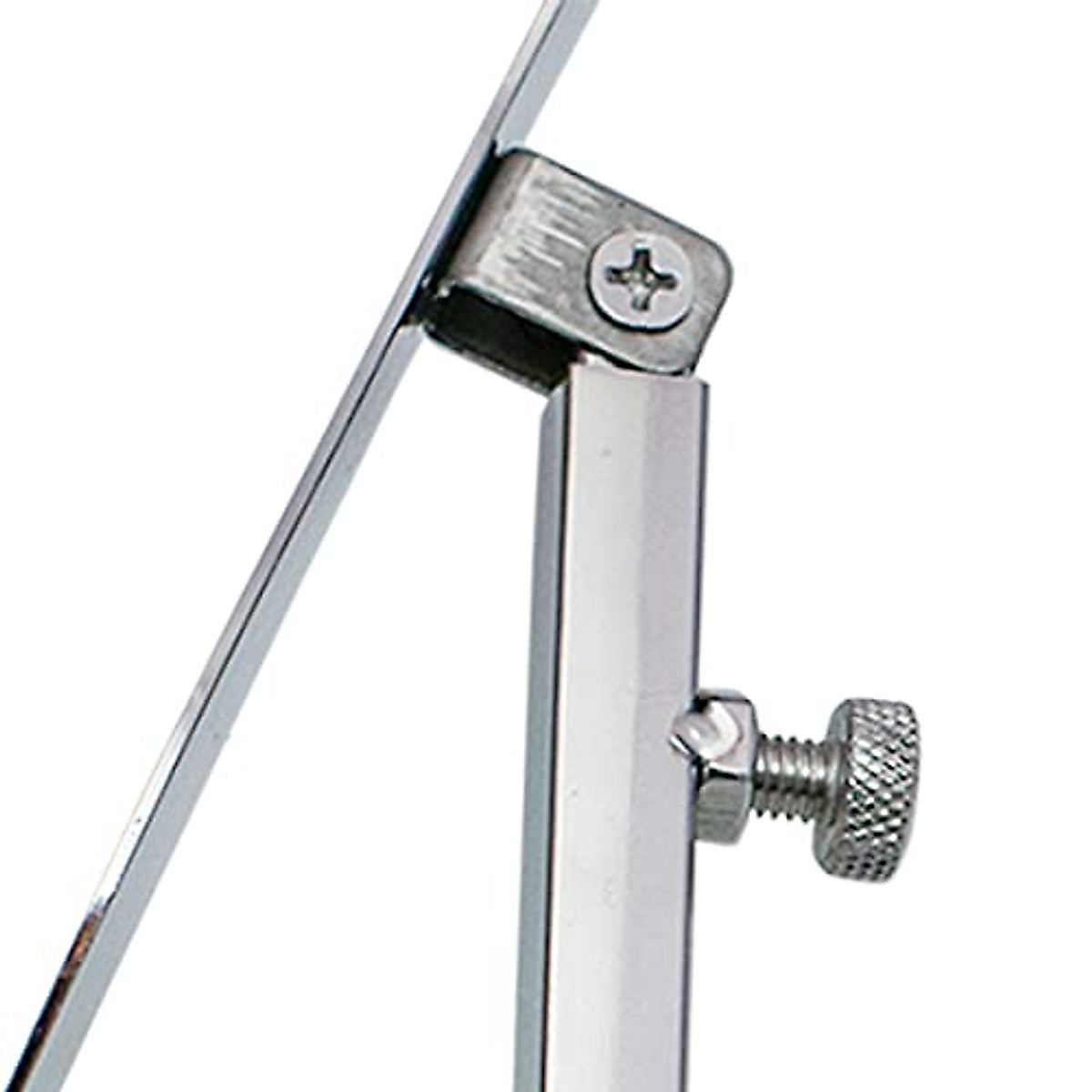 DZLOHAS Shoe Display Stand Silver, Risers Stand Countertop Adjustable Shoe Rack Retail Supplies Stainless Steel Shoe Display, 2 Sets of Shoe Rack