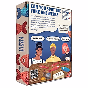 Big Potato Sounds Fishy Board Game: The Bluffing Family Game for Kids 10+ - Best New Family Quiz Games, Trivia Games for Groups of People