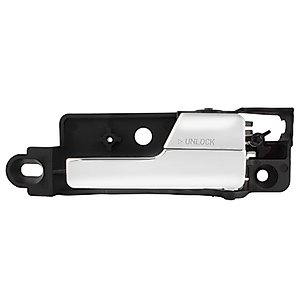 BOXI Interior Rear Right Passenger-Side Chrome Door Handle For 2006-2012 Ford Fusion 2007-2012 Lincoln MKZ 2006 Lincoln Zephyr 2006-2011 Mercury Milan (Replaces 6E5Z 5422600-A, 6E5Z5422600A)