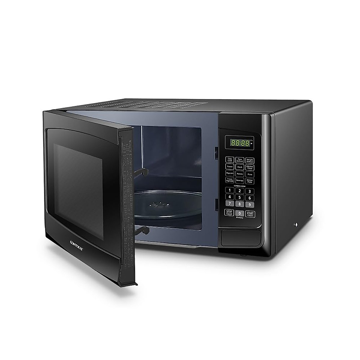 CONTOURE RV Built-In Microwave Oven | Perfect RV Replacement | 900W Power, 10 Power Levels | Easy-Clean Interior | LED Display | Quick-Cook Settings | RV-980B