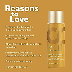 ColorProof Evolved Color Care Biorepair Thicken Conditioner, 8.5 Fl. Oz. for Thinning Color-Treated Hair, Nourishes & Stimulates Hair & Scalp, Thicker, Fuller Looking Hair, Sulfate-Free, Vegan