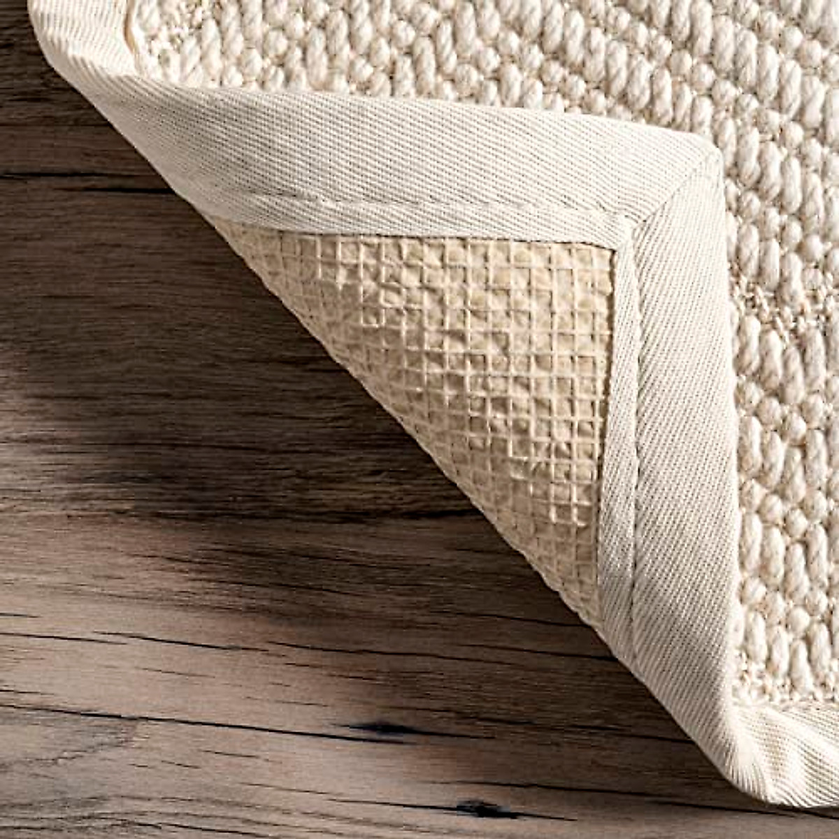 nuLOOM Natural Textured Suzanne Area Rug, 10x14, Cream