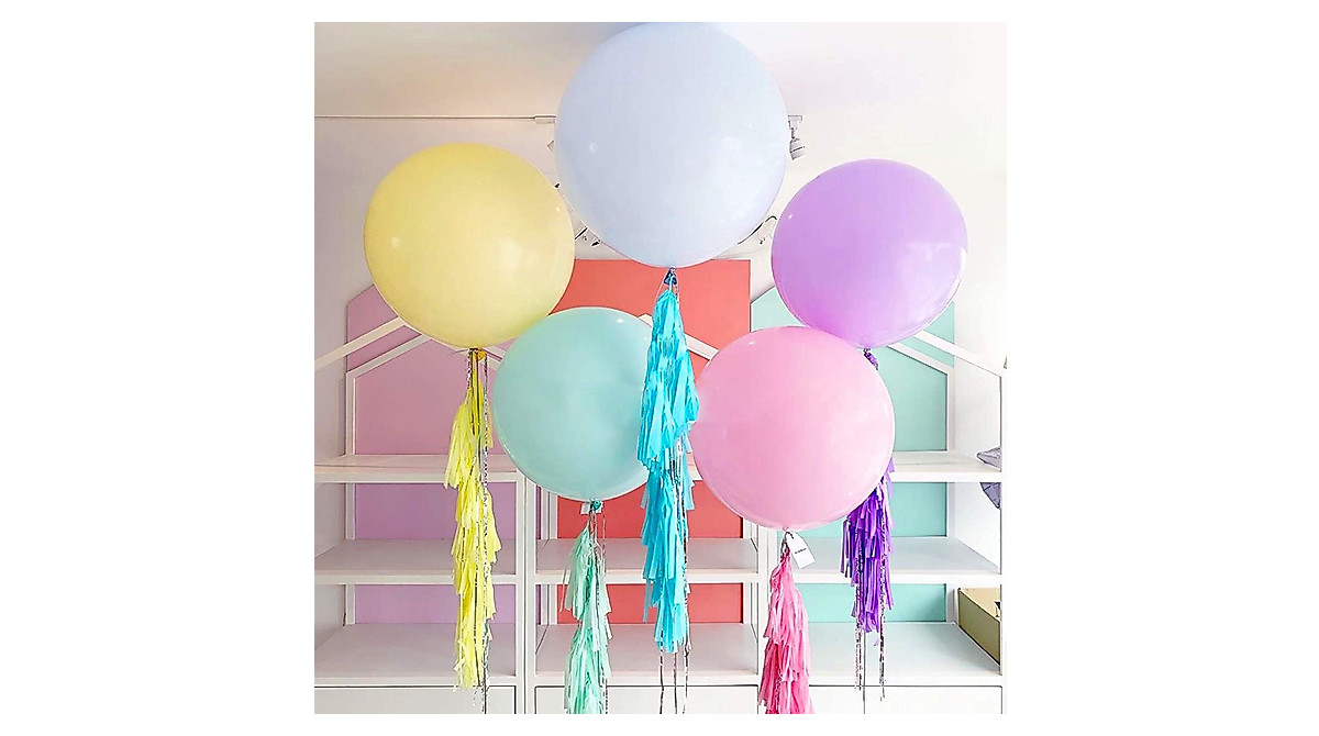 Large Pastel Balloons - 30pcs 18-inch Jumbo Latex for Parties
