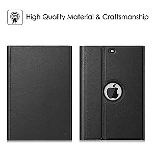 Fintie Keyboard Case for iPad Mini 5th Generation 2019 - Slim Shell Stand Cover with Magnetically Detachable Wireless Bluetooth Keyboard for 2019 iPad Mini 5 7.9", Black
