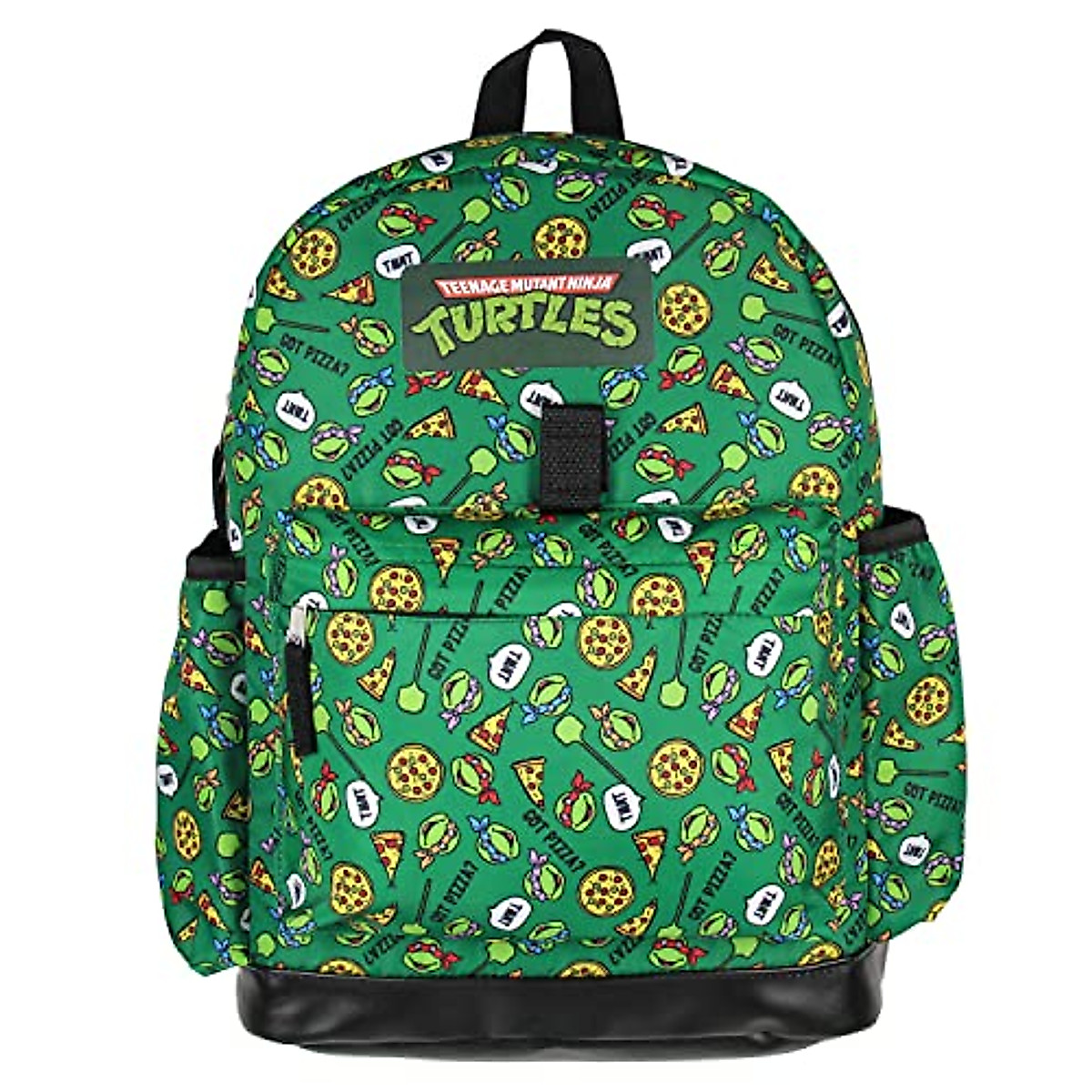 INTIMO Nickelodeon Teenage Mutant Ninja Turtles Got Pizza? Leonardo Raphael Donatello Michelangelo 2 Pc Lunch Box Backpack Set