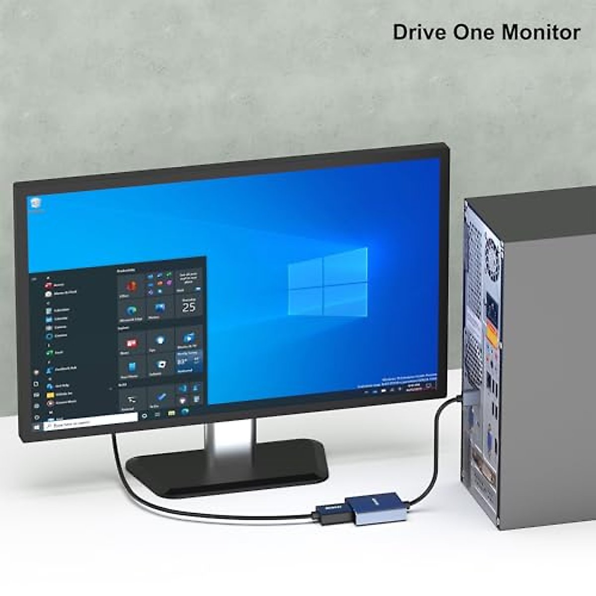 BENFEI USB 3.0 to HDMI Adapter, USB 3.0 to HDMI Male to Female Adapter for Windows 11, Windows 10, Windows 8.1, Windows 8, Windows 7(Not for Mac)