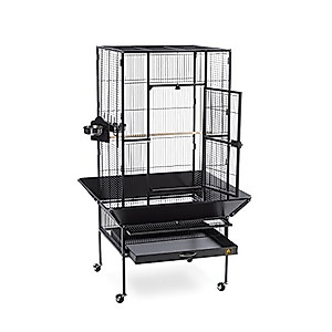 Prevue Pet Products 3352BLK Park Plaza Bird Cage, Black Hammertone, Large