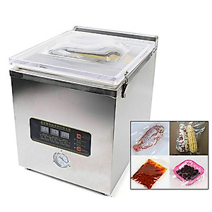 Desktop Chamber Vacuum Sealer 2L Digital Vacuum Packing Sealing Machine Sale Commercial Vacuum Sealer Food Sealing Machine Food Fresh Packing Sealer ZK-260