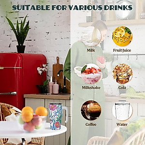 HIZEE 20 oz 25 Pack Sublimation Tumblers with Handle,Stainless Steel Insulated Blank Travel Mug with Lid and Straw,Spill Proof Double Wall Metal Tumbler coffee Cup Keeps Drink Hot and Cold