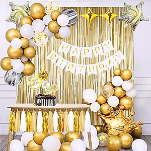 Gold Metallic Balloons - 60pcs, 5 Inch, Golden, For Christmas, Valentine's Day, Parties & More