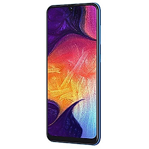 Samsung Galaxy A50 128GB, 4GB RAM 6.4" Display, 25MP, Triple Camera, Global 4G LTE Dual SIM GSM Factory Unlocked A505G/DS - International Model (Blue, 128 GB)