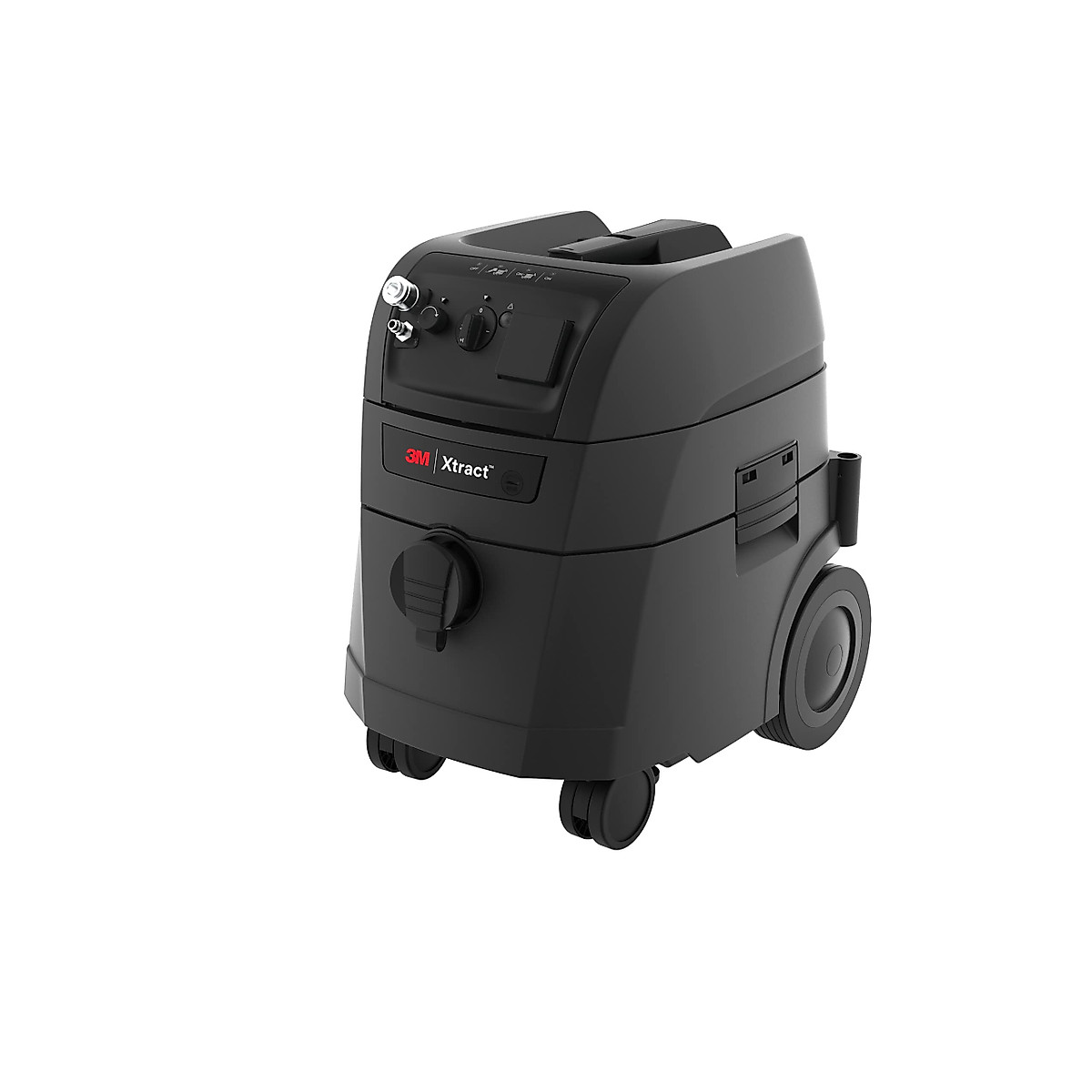 3M Xtract Portable Dust Extractor, 64256, 9 Gallon/35 Liter, Industrial Vacuum with Automatic Filter Clean Without Flow Stoppage, HEPA Filter, Compatibility with Pneumatic and Electric Sanders , Black