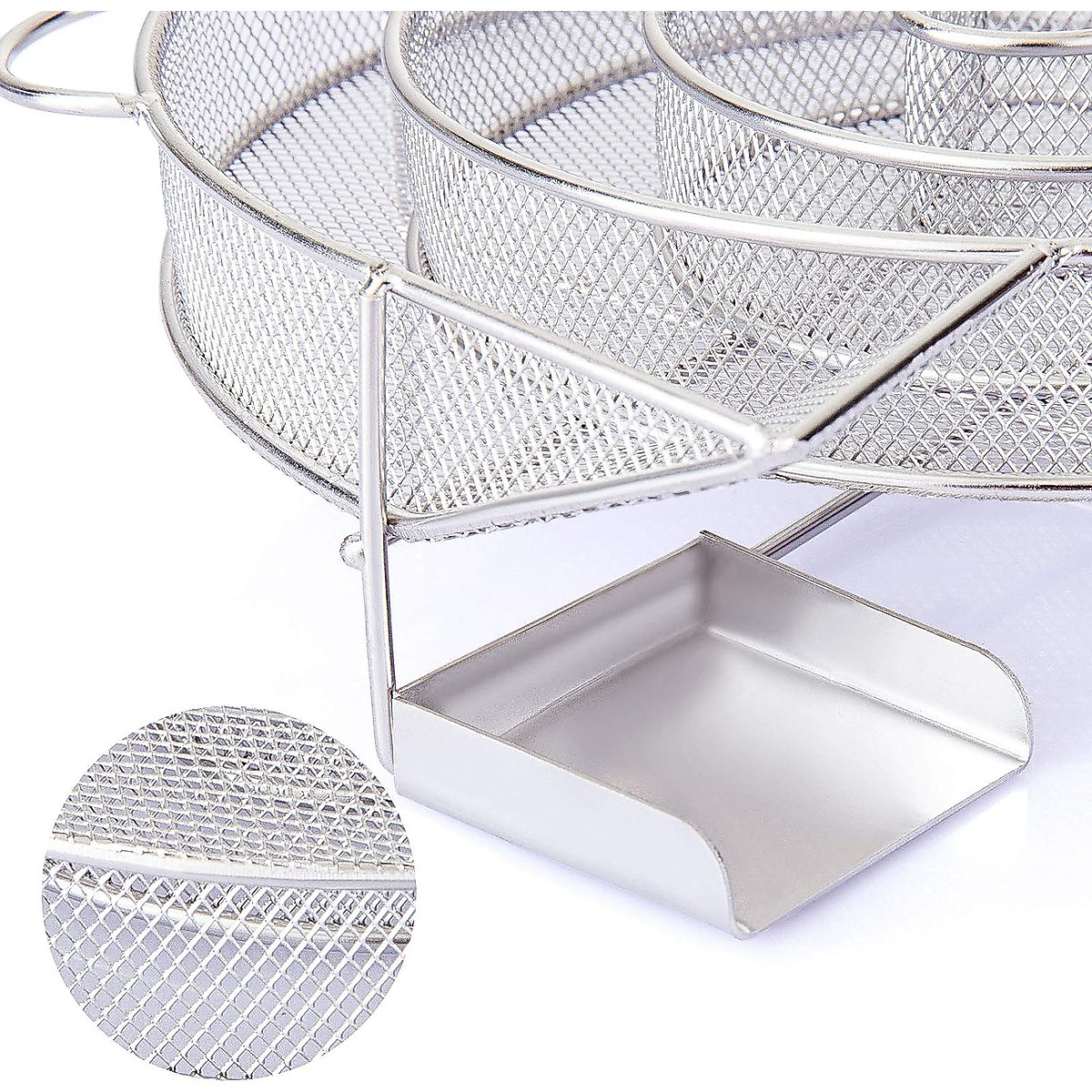 Cold Smoke Generator,Hot/Cold Smoke Generator for BBQ Grill Stainless Steel BBQ Smoker Grill Cooking Tools for Smoked Salmon,Cheese, Fish, Pork