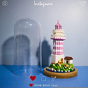 Uvini Building Blocks for Adults Lighthouse Building Kit Lighthouse Nautical Tabletop Beach Themed Ornaments Light Tower DIY Home Décor Decoration 797pcs (00888)