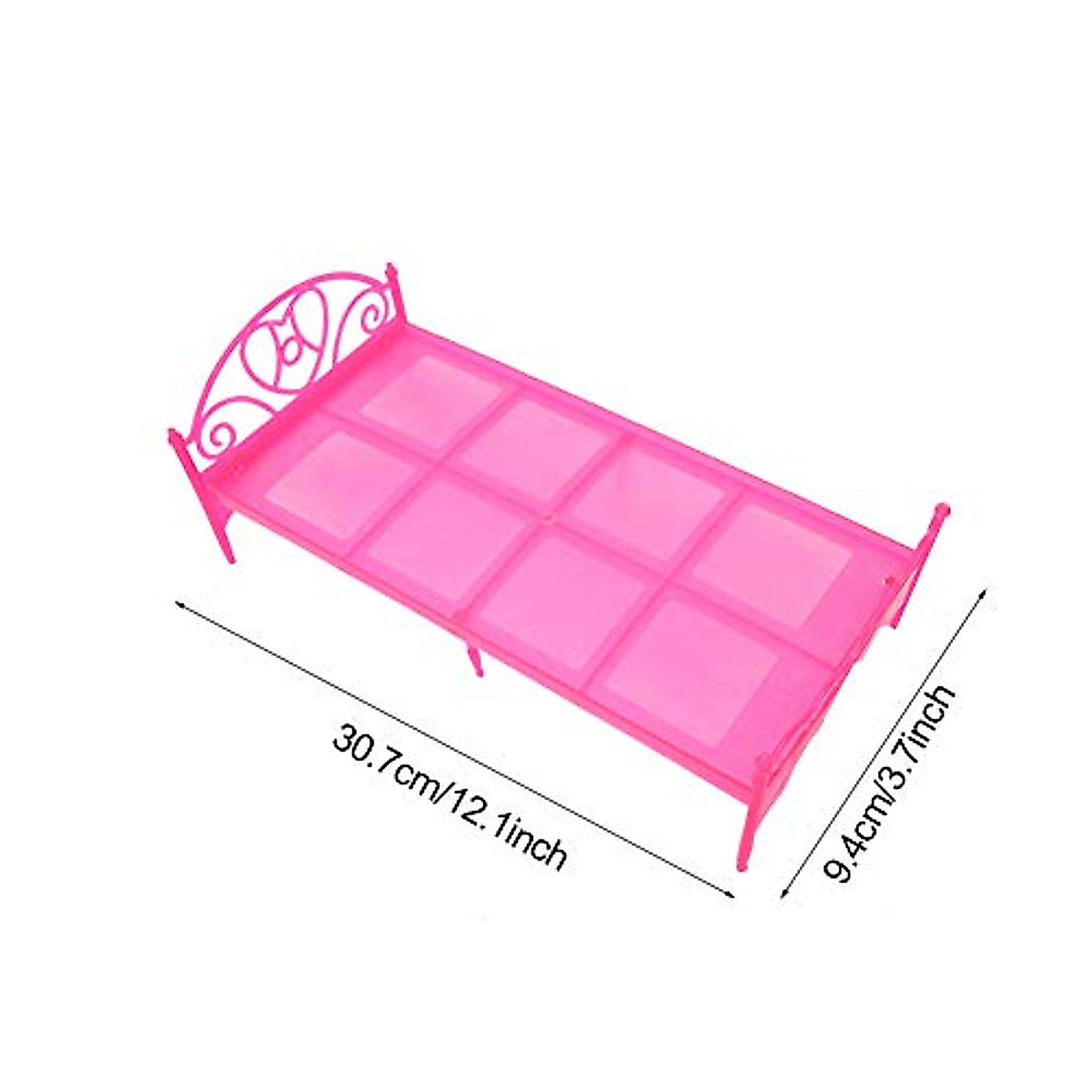 Dollhouse Furniture, Great Gift Mini Dollhouse Bed Dolls Bed Injure Babies Bedroom Furniture for Bedroom Furniture for Kid