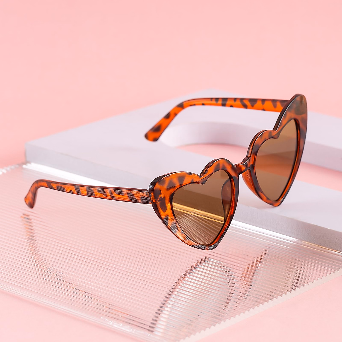 Kmopom 7 Pairs Bachelorette Sunglasses and 7 Pack Satin Bridesmaid Scrunchies Bachelorette Wedding Party Gifts for Bridesmaids Women (Tortoise)