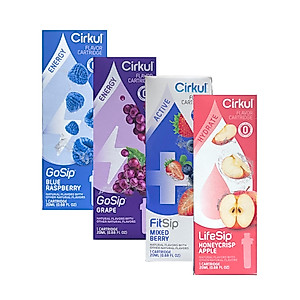 Cirkul Flavor Random Variety Pack Flavor Cartridges with Assorted Flavors (4 pack)