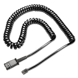 Plantronics Amplifier Coil Cord to QD Modular Plug, 26716-01