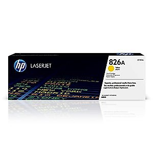 HP 826A Yellow Toner Cartridge | Works with HP Color LaserJet Enterprise M855 Series | CF312A
