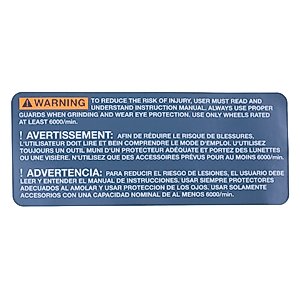 Bosch Parts 2610994134 Warning Label