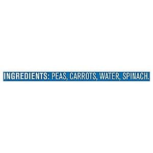 Gerber Baby Food Pea Carrot Spinach Puree, 4 Oz, 2 Pack Tubs