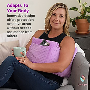 Mastectomy Pillow - Post Surgery Pillow, Breast Pillow for After Heart Surgery, Breast Reduction & Augmentation Patients - Heart Pillow for Sleeping, Recovery & Seatbelt Protection-Surgery Pillow Gift