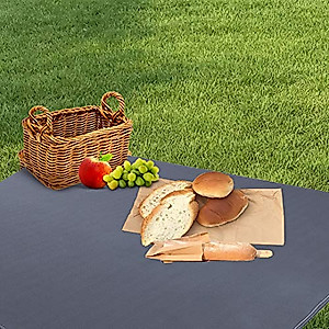 Splat Mat for Under High Chair/Arts/Crafts, WOMUMON Washable Spill Waterproof Anti-Slip Floor Protector Splash Mat, Messy and Table Cloth (Gray)