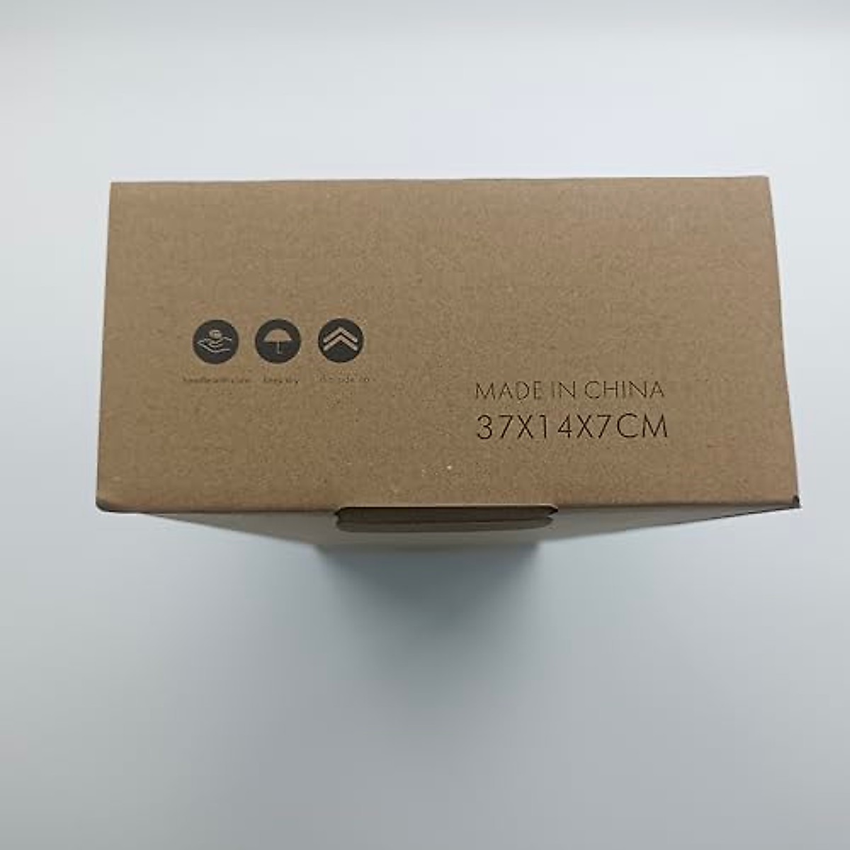 KES Bathroom Glass Shelf Aluminum Black Extra Thick Tempered Glass Rectangular 1 Tier Basket Wall Mounted, 2 Pack, A4126A-BK-P2