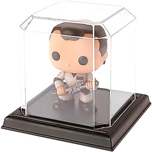 Pioneer Plastics 042CPBASE Clear Plastic Softball Display Case with Base, 4" W x 4" D x 4.125" H