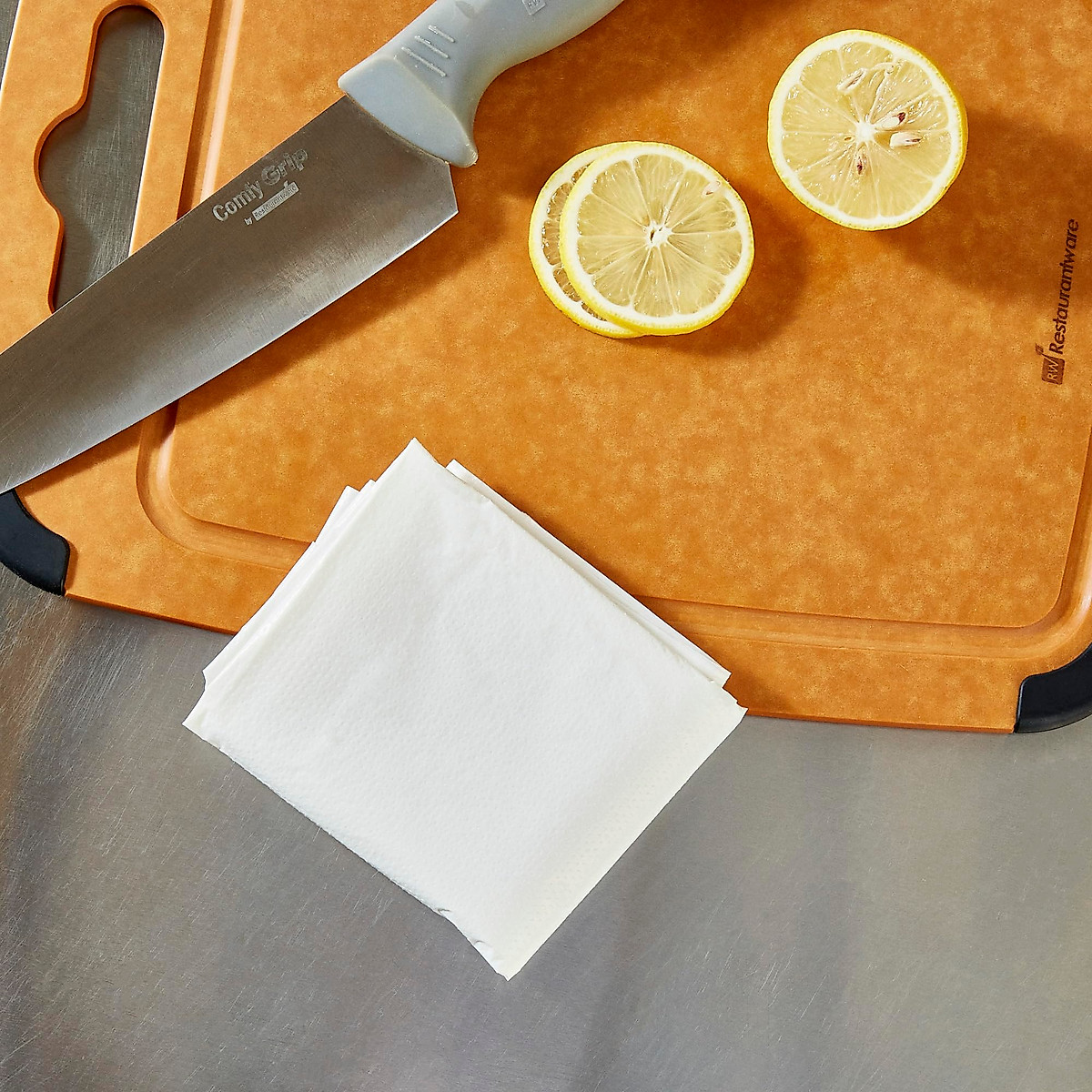 Clean Tek White Plastic Disposable Apron - 42" x 27 1/2" - 100 count box - Restaurantware