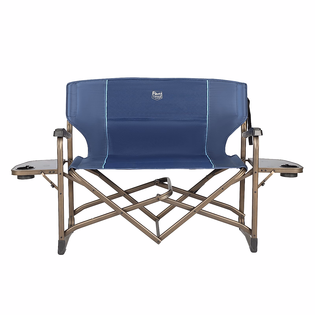 TIMBER RIDGE Director Chair, 16.54" x 37.8" x 35.04", Blue