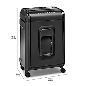 Amazon Basics 8-Sheet High-Security Micro-Cut Shredder with Pullout Basket