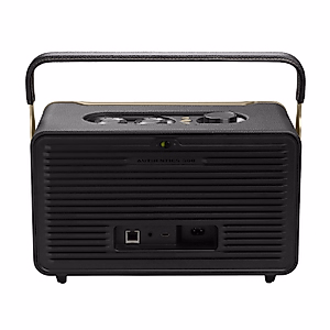 JBL Authentics 300 - Retro Style Wireless Bluetooth/WiFi Home Speaker, Built in Battery (4800mAh), Music Streaming Services via Built-in Wi-Fi, Built in Alexa and Google Assistant