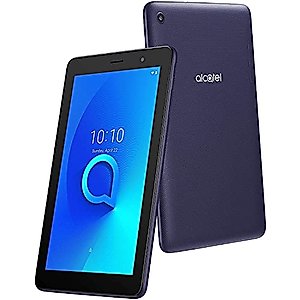 New Alcatel 1T 7'' 9009G 3G GSM WiFi Tablet Android 8GB ROM + 1GB RAM MicroSD Card up to 128GB / Android Oreo (Go Edition) Works Worldwide & in The U.S Black (Renewed)