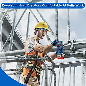 DEKELIY 9pcs Hard Hat Sweat Bands Washable Reusable Hard Hat Sweatband Liners Air Cushion Hard Hat Accessories