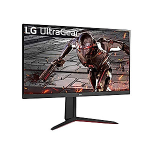 LG 32GN650-B 32” Ultragear QHD (2560 x 1440) Gaming Monitor with 165Hz Refresh Rate with 1ms Motion Blur Reduction, HDR 10 Support and AMD FreeSync – Black (Renewed)