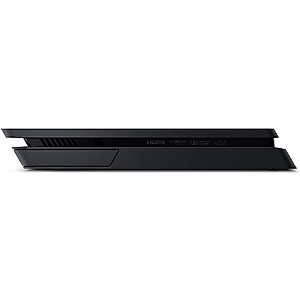 Sony Console PlayStation 4-2TB SSD Slim Edition Jet Black - with 1 DualShock Wireless Controller - PlayStation Enhanced with 2TB Solid State Drive