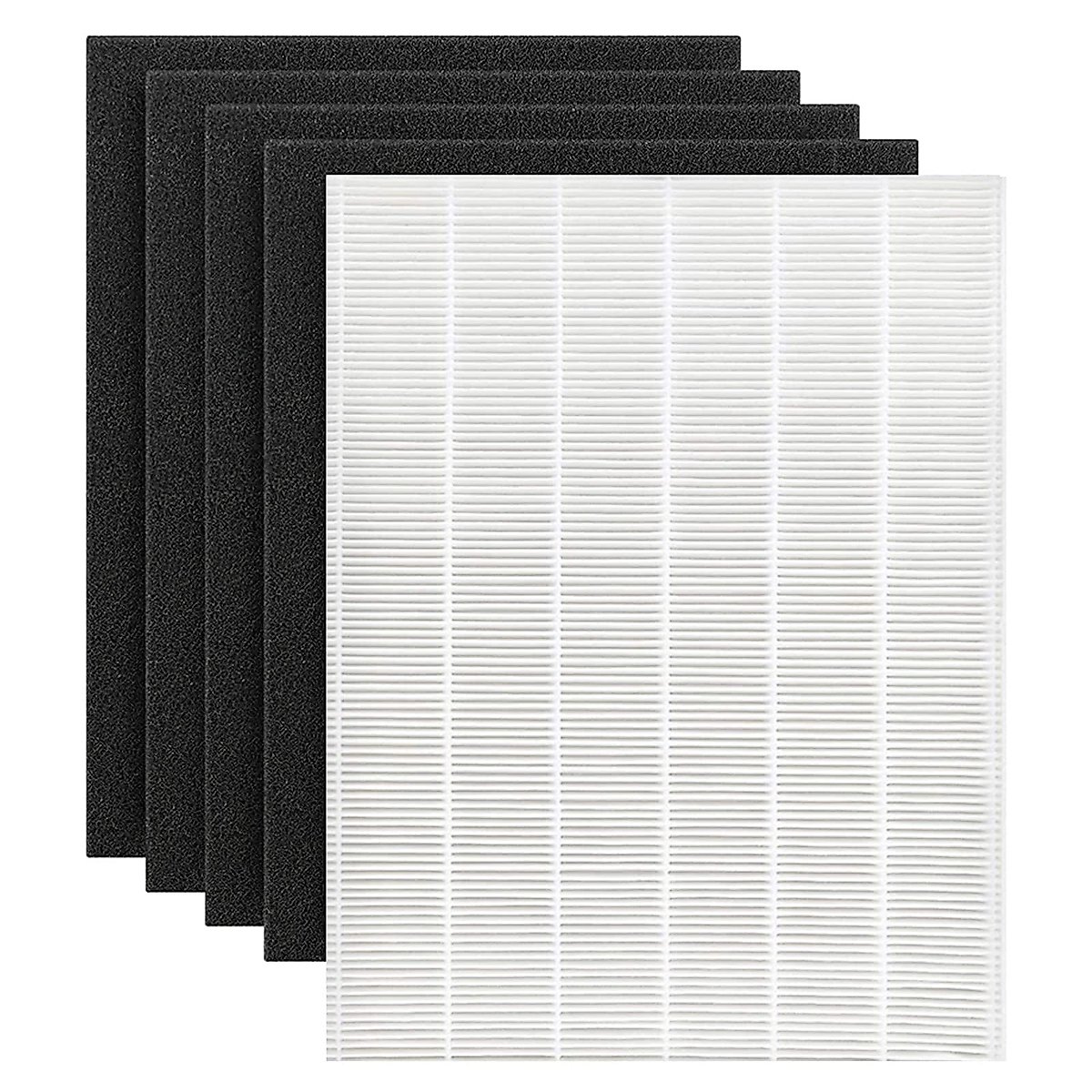 D480 H13 True Hepa Replacement Filter D4 Compatible with Winix D480 Air Purifier, 4 Pack Activated Carbon Filters, Item Number 1712-0100-00, True HEPA D4 Filter