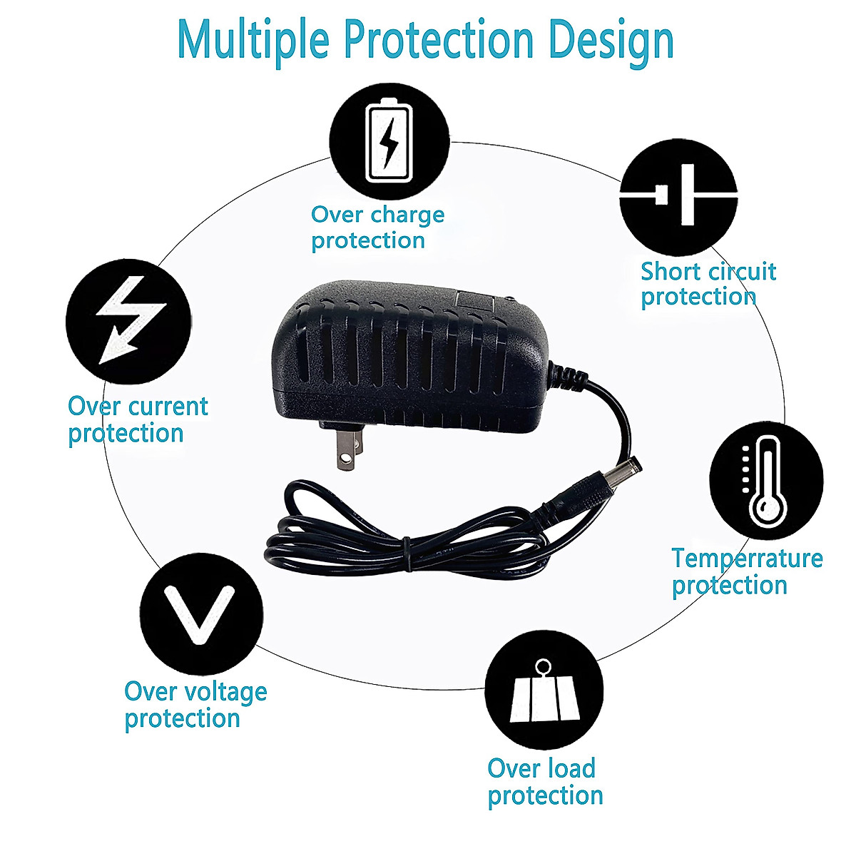 MTYTOT 21V 1000mA Power Adapter Supply AC to DC 21 Volt 1A 800mA 450mA Power Supply Transformer 5.5mmx2.5mm us Plug
